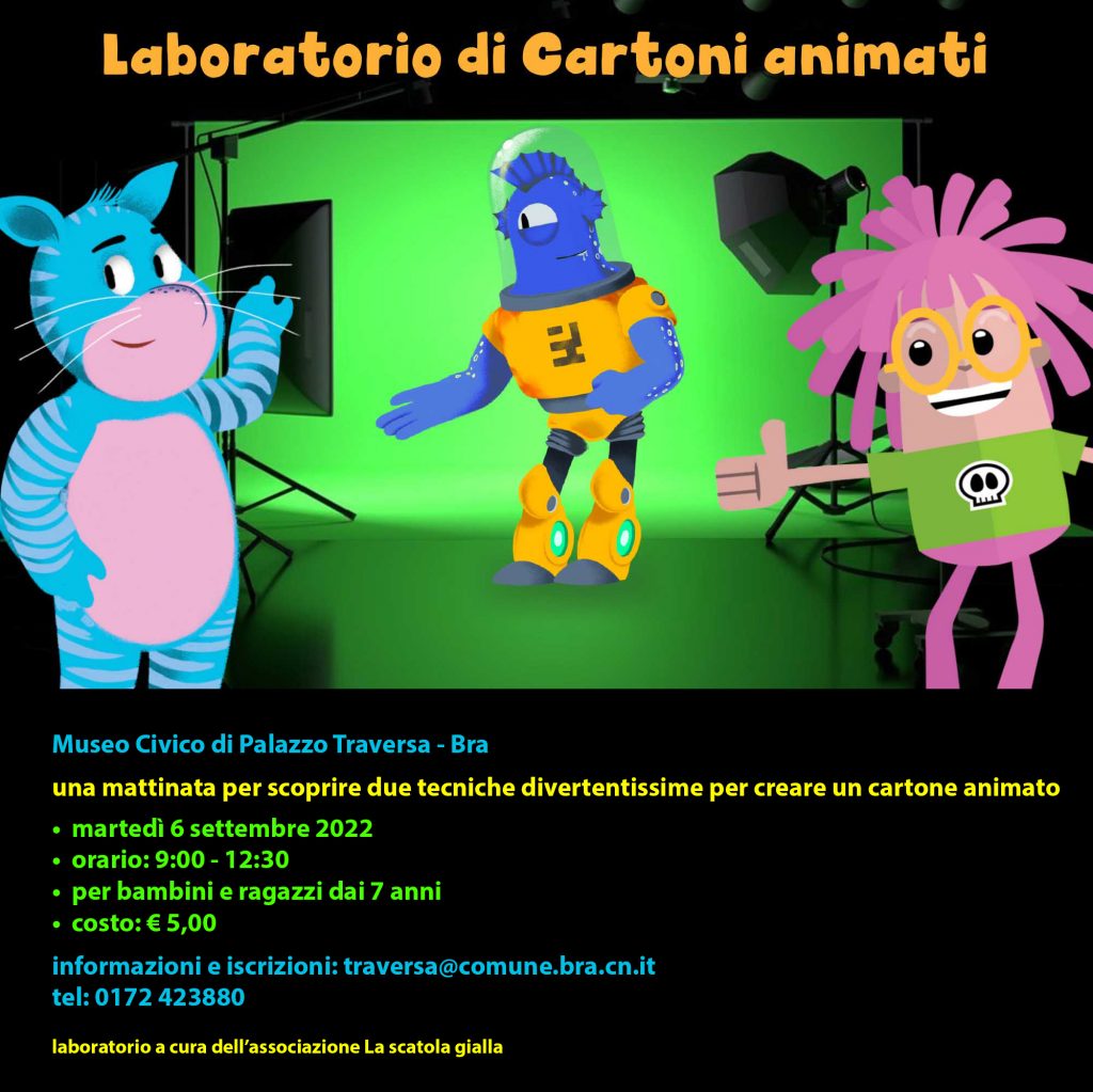 A Palazzo Traversa un laboratorio per realizzare cartoni animati ...