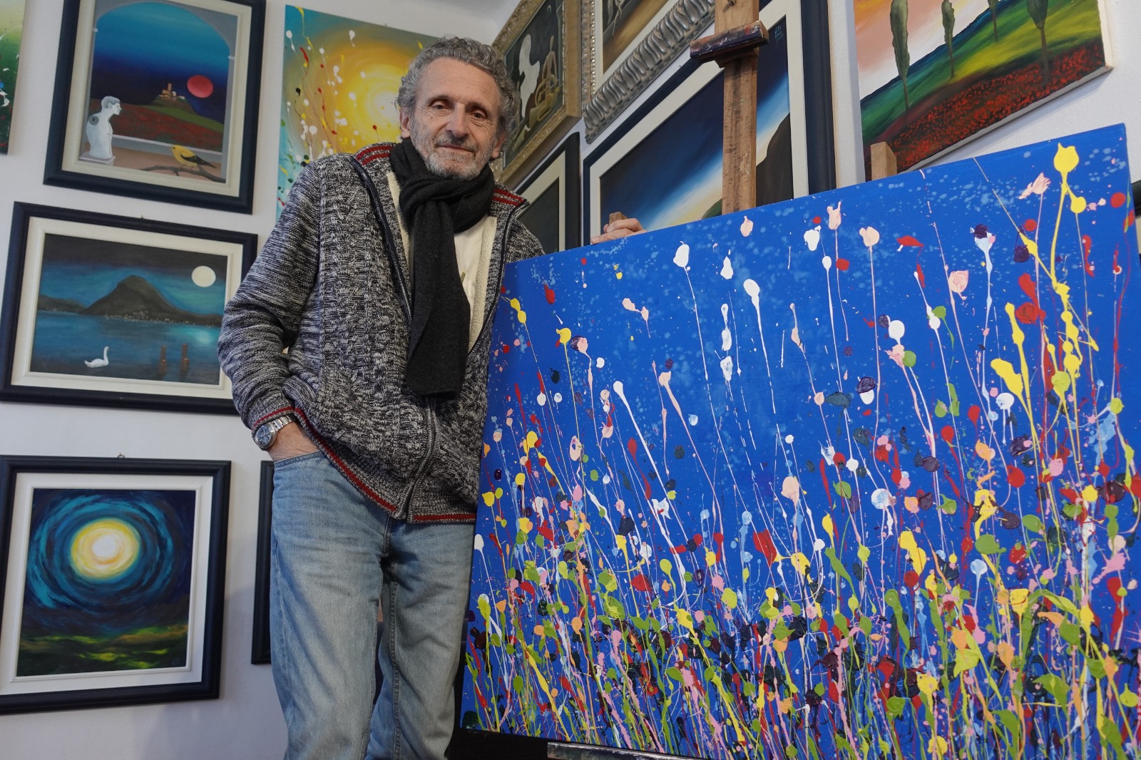 A Palazzo Mathis i "Ricordi riflessi" del pittore braidese Franco Gotta ...