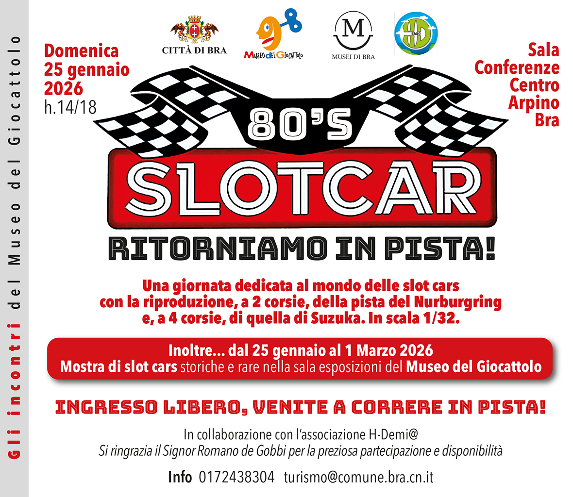 Al Museo del Giocattolo di Bra grande sfida con le slot cars | Turismo ...